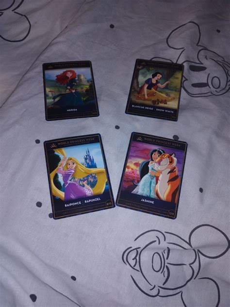 4 Cartes Semaine Princesse Disneyland Paris Vinted