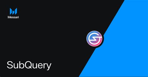 Subquery Price Research News And Fundraising Messari
