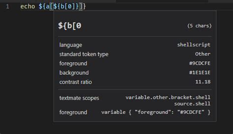 Broken Shell Script Highlighting For Array Elements Used As An Array Index · Issue 101716