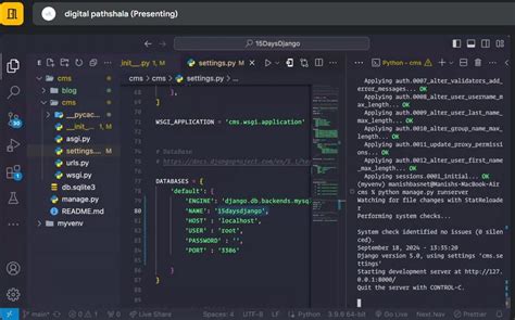 ashim gautam on linkedin learningwithdigitalpathshala django mysql