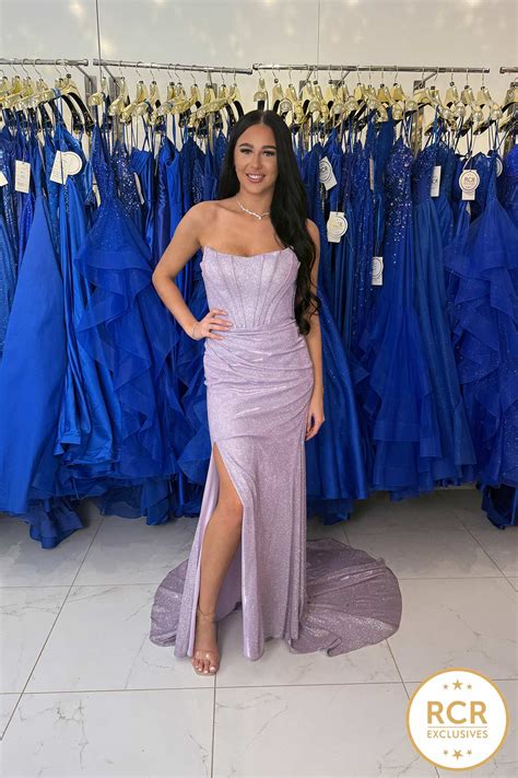 Imogen A Slinky Lilac Prom Dress Red Carpet Ready