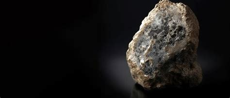 Premium Photo Dickite Is A Rare Precious Natural Stone On A Black