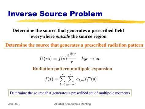 Ppt Inverse Source Problem Powerpoint Presentation Free Download
