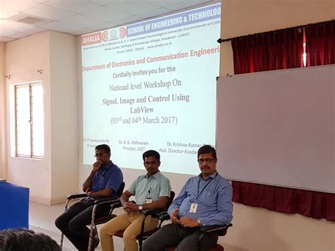 Workshop On Ni Labview Ahalia School Of Engineering And Technology