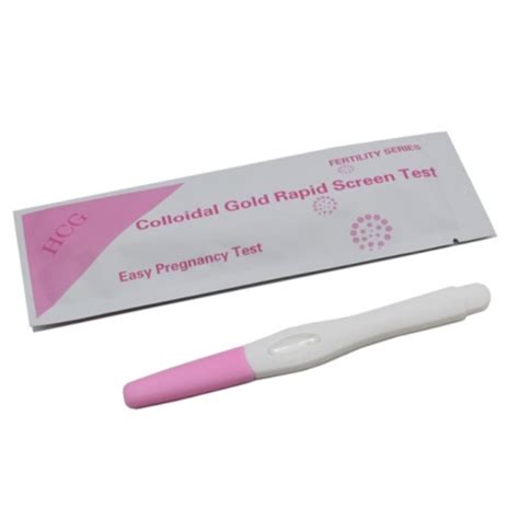 Hcg Colloidal Gold Rapid Screen Test Strip Pregnancy Test Stick Shopee Malaysia