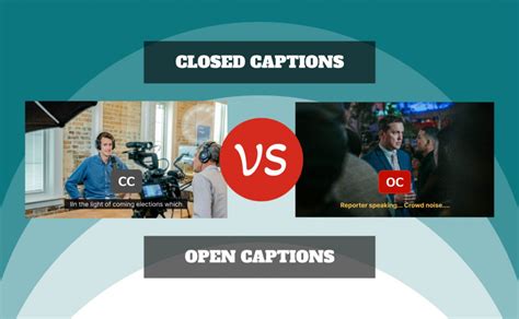 What Is The Difference Between Closed Captions And Open Captions