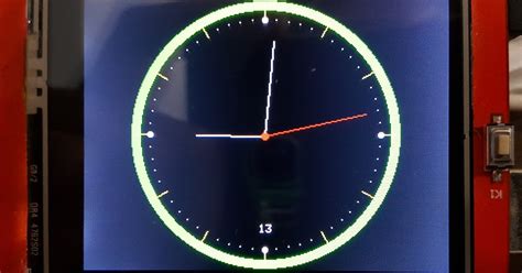 membuat jam analog dengan arduino uno dan lcd tft 2 4 versi 1
