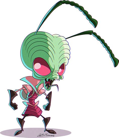 invader zim re design by dawgweazle on deviantart