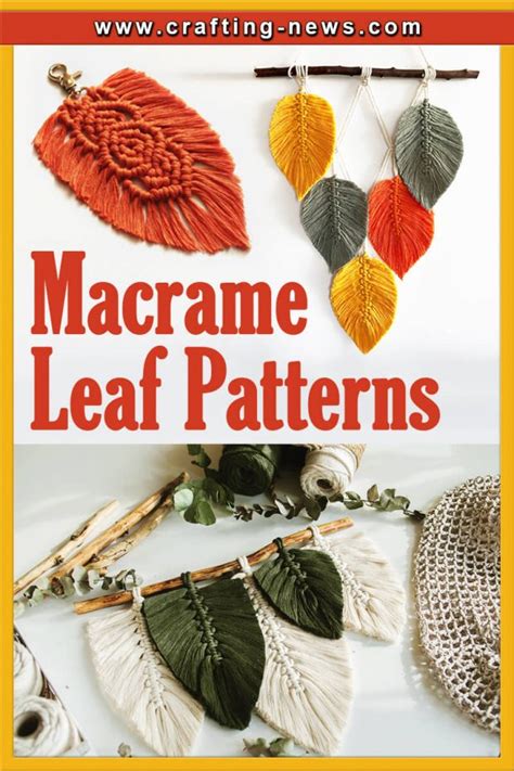 17 Macrame Leaf Patterns Crafting News