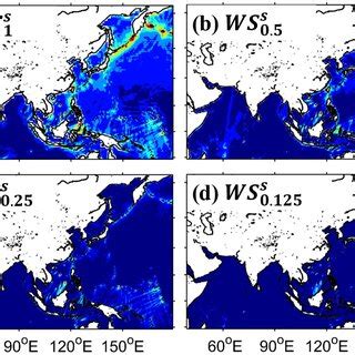 Spatial Distributions Of SWH Root Mean Square Differences RMSDs From Download Scientific