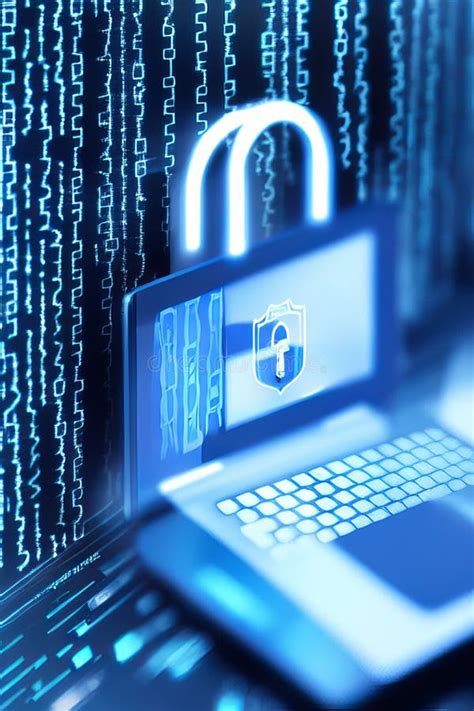 Hacker In Digital Security Concept AI Stock Illustration Illustration Of Access Padlock