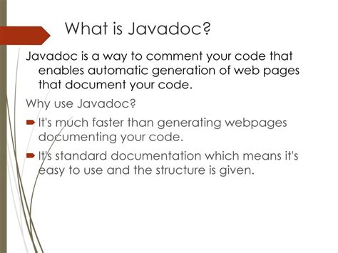Javadoc Cecs277 Mimi Opkins Ppt Download