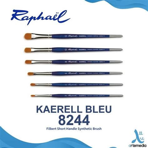 Jual Kuas Lukis Raphael 8244 Filbert Kaerell Bleu Synthetic Brush Sh Asli Shopee Indonesia