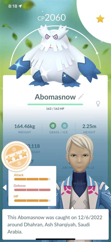 Shiny Mega Abomasnow