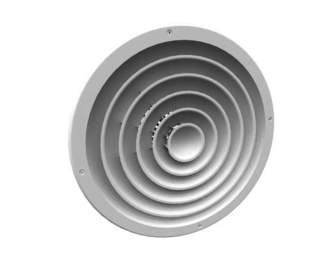 Abs Round Rotary Diffuser Cycnix Air Grillesdiffusers