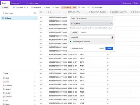 data formatting and precision superchart