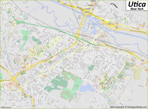 Utica Map New York Us Discover Utica With Detailed Maps