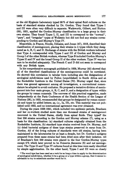 Serological Relationships Among Meningococci Pmc