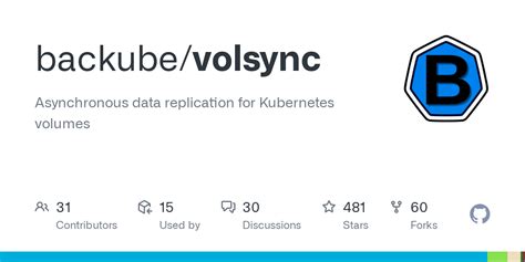 volsync docs usage resourcerequirements rst at main · backube volsync
