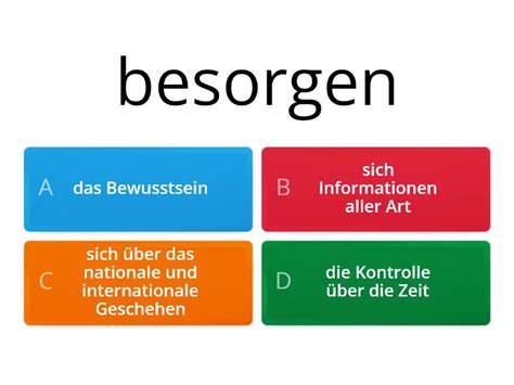 Medien Wortschatz Quiz