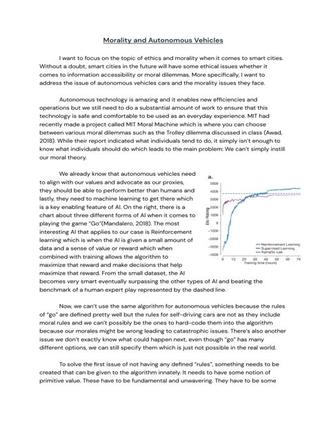 Morality And Autonomous Vehicles Ethical Ai In Smart Cities