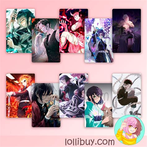 Карточки Клинок рассекающий демонов Lollibuy