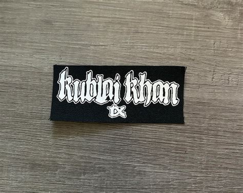 Kublai Khan Tx Punk Patch Etsy