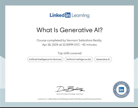 Vennam Saikrishna Reddy On Linkedin Generativeai Aiforbusiness