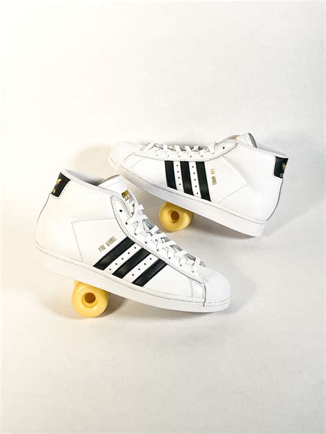 Adidas Pro Model Adv White Core Black Gold Metallic Kingswell Los Feliz