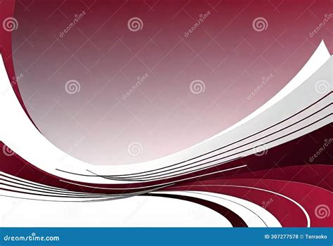 Abstract Presentation Slide Background With A Clean And Minimal Design With Maroon And White 3d
