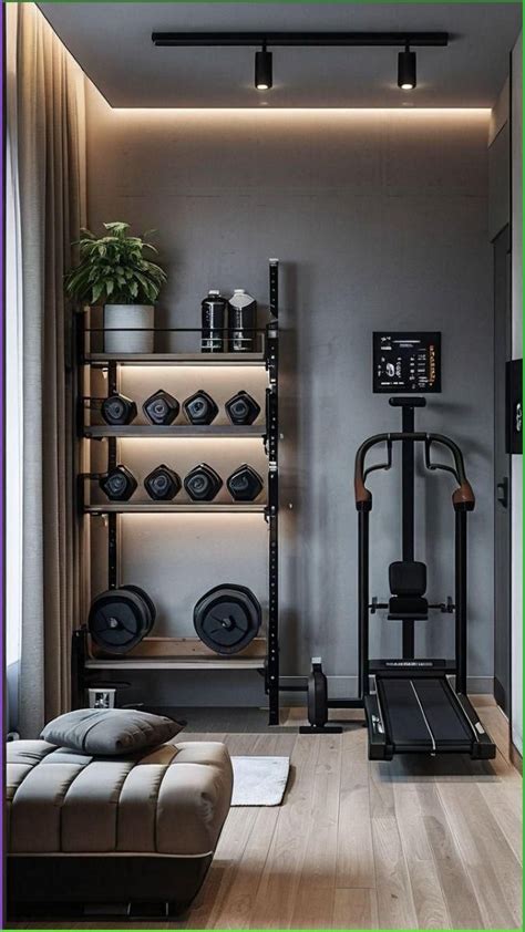 Tiny Gym Big Results Small Space Home Gym Ideas Gym Room At Home