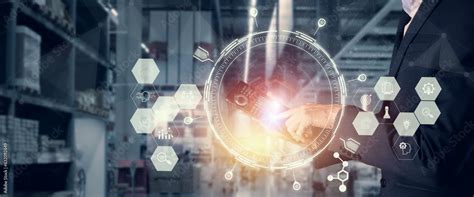 Business Intelligence Data Analytics And Visualization Concept Machine Learning Artificial