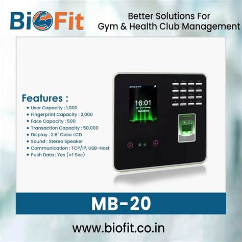 Essl Mb20 Face And Finger Biometric Attendance System At Best Price In Bhubaneswar