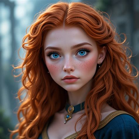 Caught In The Gaze Of Princess Merida By Zenshur On Deviantart