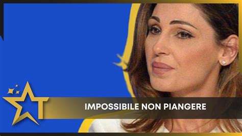 Anna Tatangelo Voce Strozzata Dal Pianto Le Sue Parole Dopo La