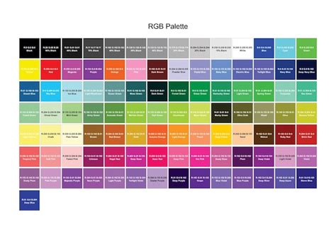 Premium Vector Icc Color Rgb For Test Print With Code