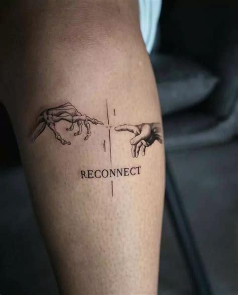 Jesus Reaching Out His Hand Tattoo
