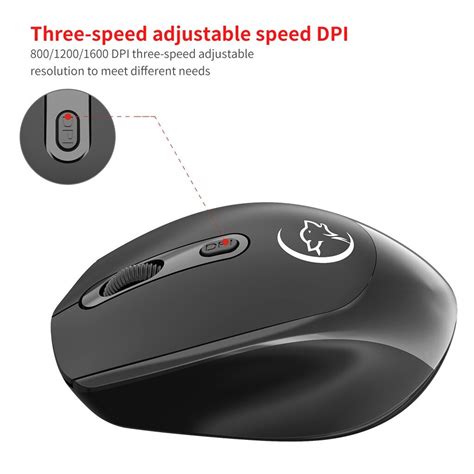 Rechargeable 2 4g Wireless Mouse Metal Noiseless S Grandado