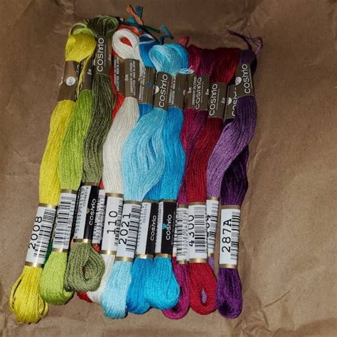 Cosmo Embroidery Floss Cosmo Thread Full Set 500 Colors Cosmo