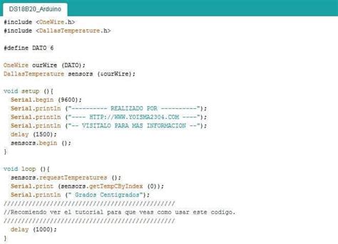 DS B Sensor De Temperatura Digital Para Arduino ITechware