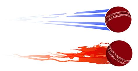 빠른 크리켓 공은 큰 속도로 날아갑니다 스포츠 장비 모바일 응용 프로그램 또는 웹에 대한 기호입니다 벡터 Championship