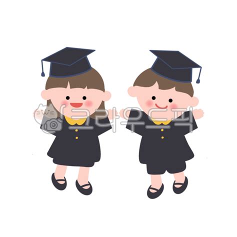 졸업 유치원졸업 유치원 어린이집졸업 어린이 사진 이미지 일러스트 캘리그라피 냐옹친구작가