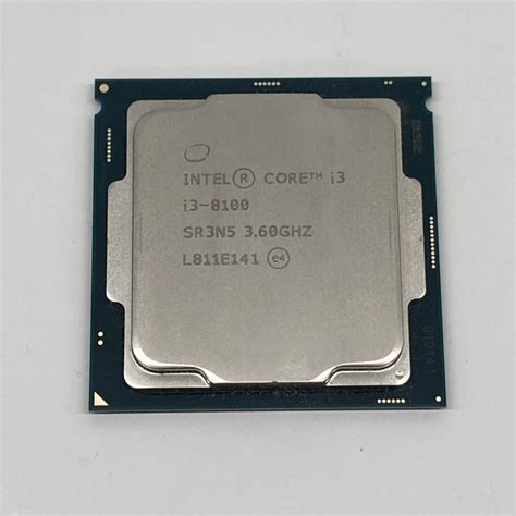Intel Core I3 8100 3 6ghz 4 Magos Használt Processzor Cpu Lg