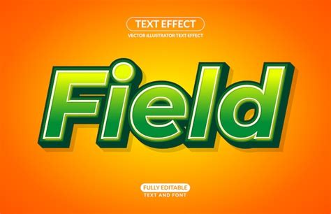 Premium Vector Grass Editable Text Effect