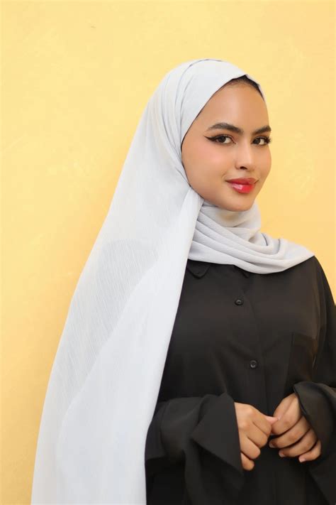 Pleated Hijab Voile Elora