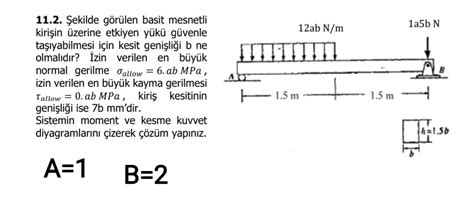 solved 2 what should be the section width b of the simply