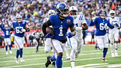 Malik Nabers 31 Yard Td Gets Him To 1000 Yards Giants Vs Colts