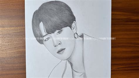 How To Draw Park Jimin Jimin Bts Drawing Tutorials Pencil Sketch