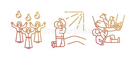 Biblical Characters Line Drawing Stock Illustrations 17 Biblical Characters Line Drawing Stock