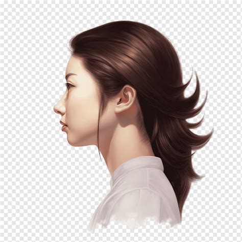 Asian Woman Side View Png Pngwing